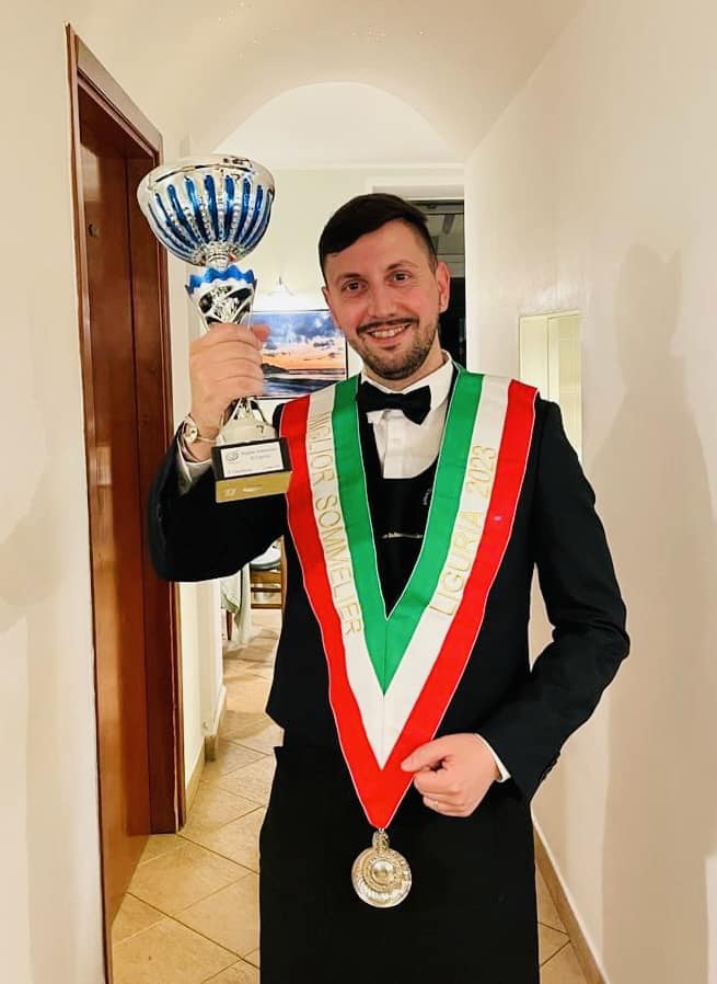Mirko Cavalli è il miglior Sommelier della Liguria - 104 News