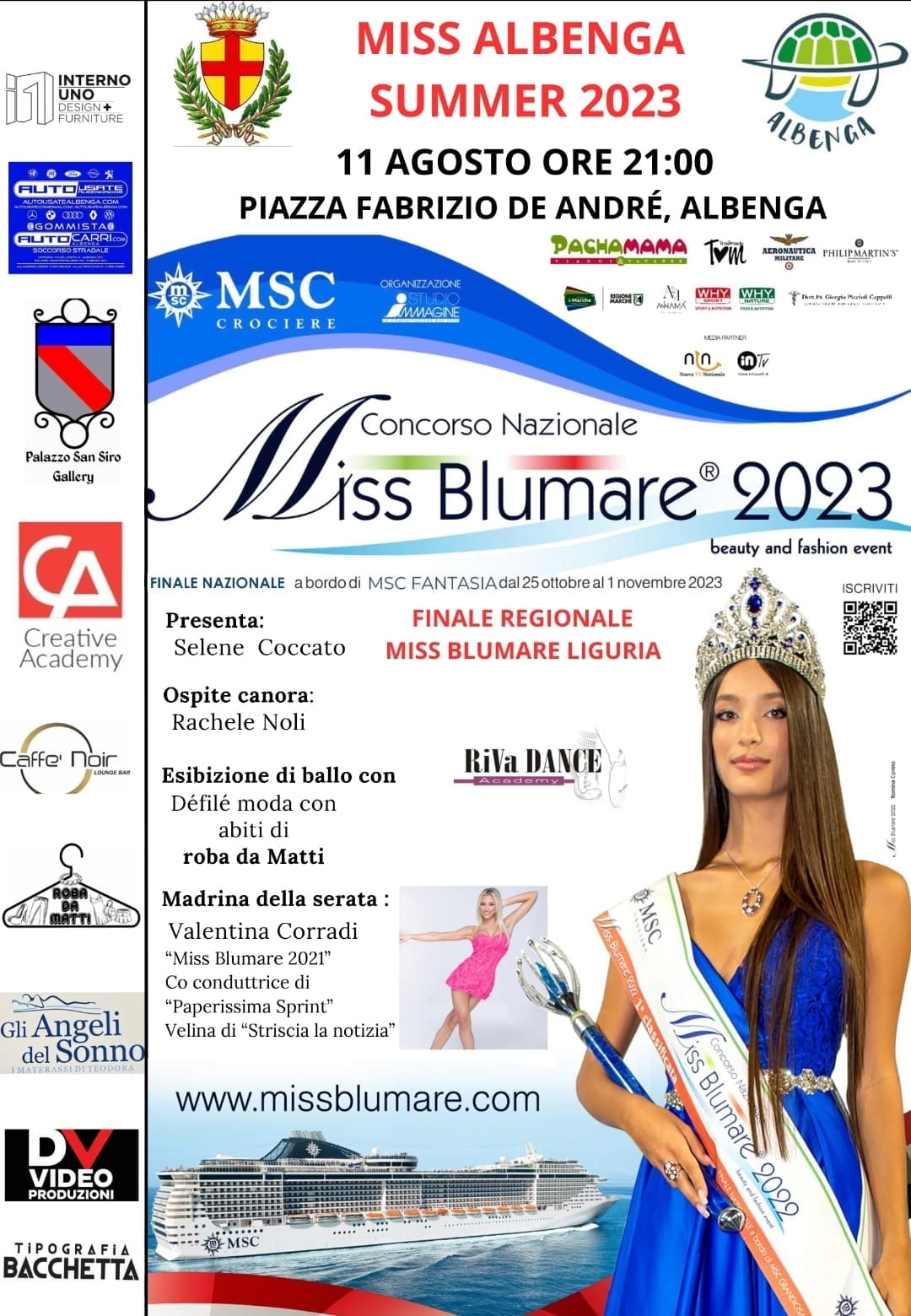 Albenga, tutto pronto per la Finale di Miss Albenga Summer - 104 News